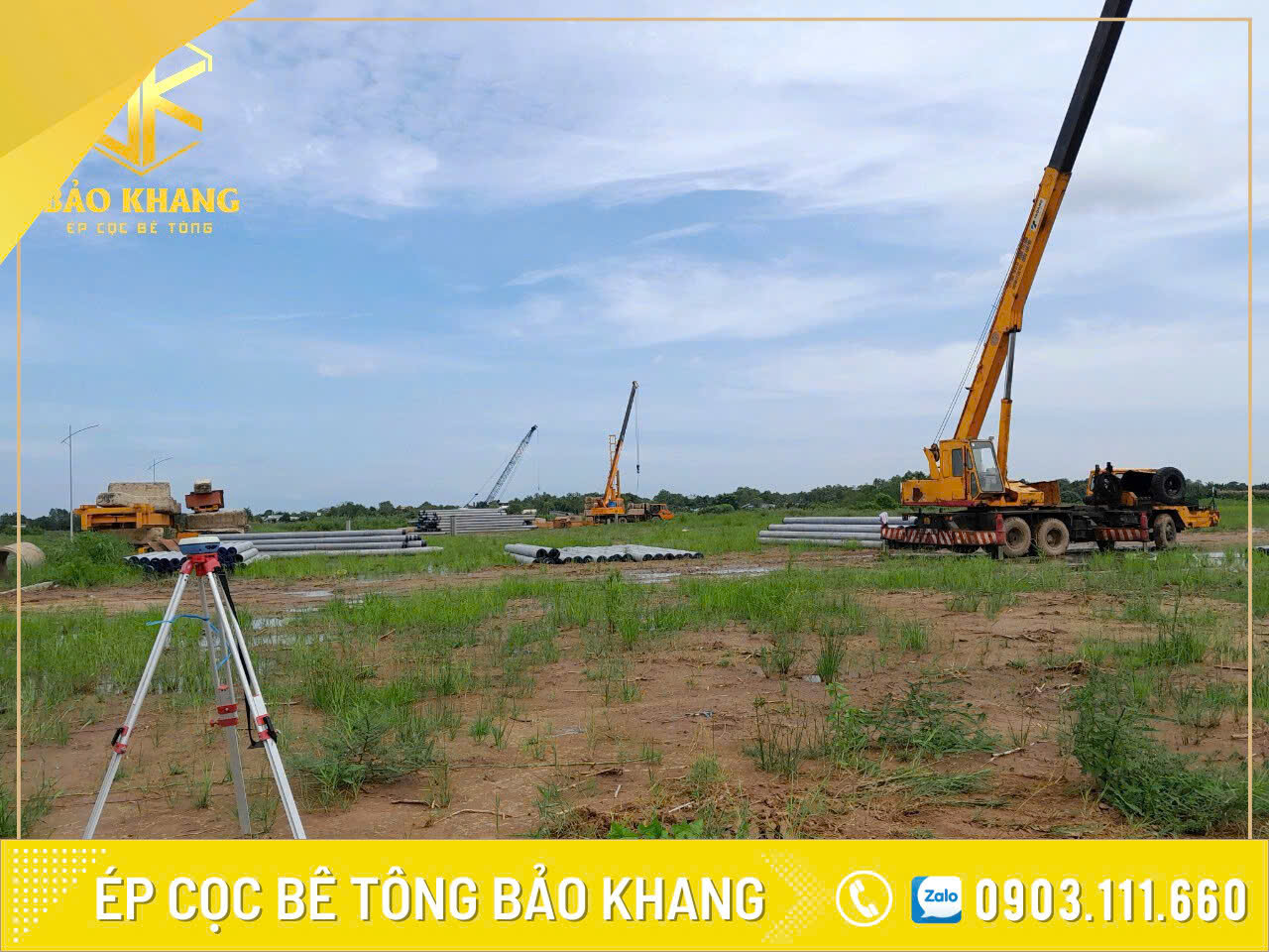 Ép Cọc Bê Tông Long An | Thi Công Nền Móng Chuyên Nghiệp